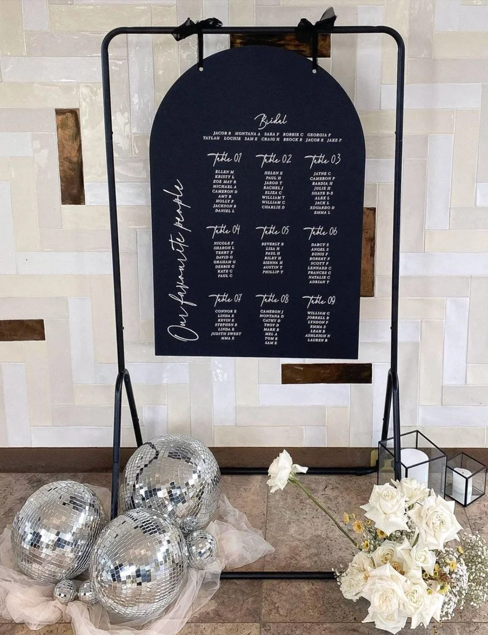 Signage Stand Hire — Designs to Adore