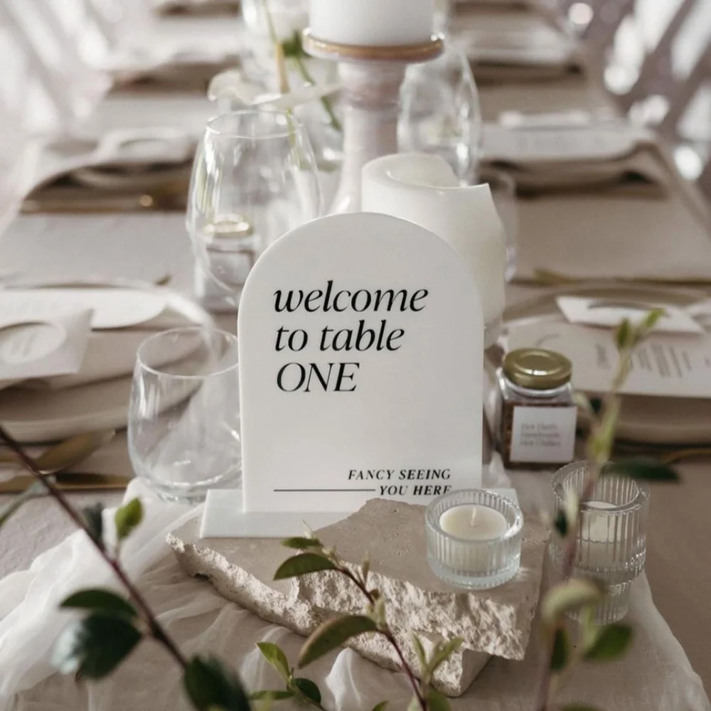 Acrylic Signage Hire — Designs to Adore