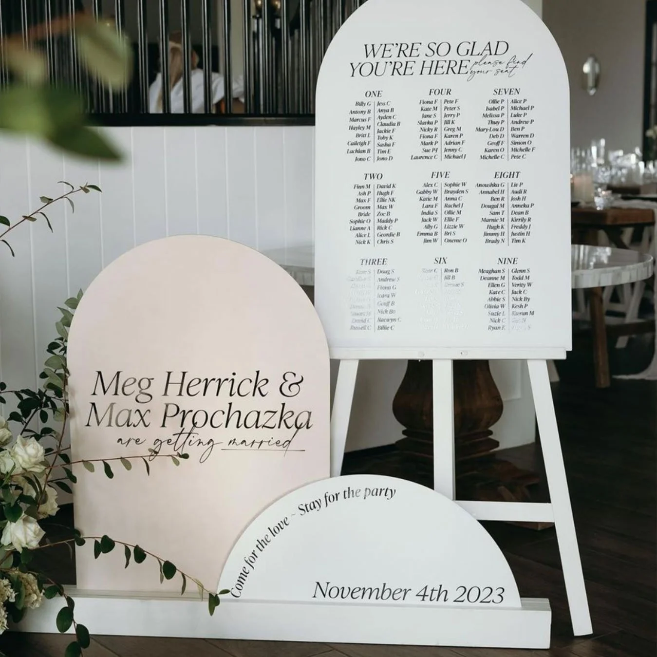 Acrylic Signage Hire — Designs to Adore