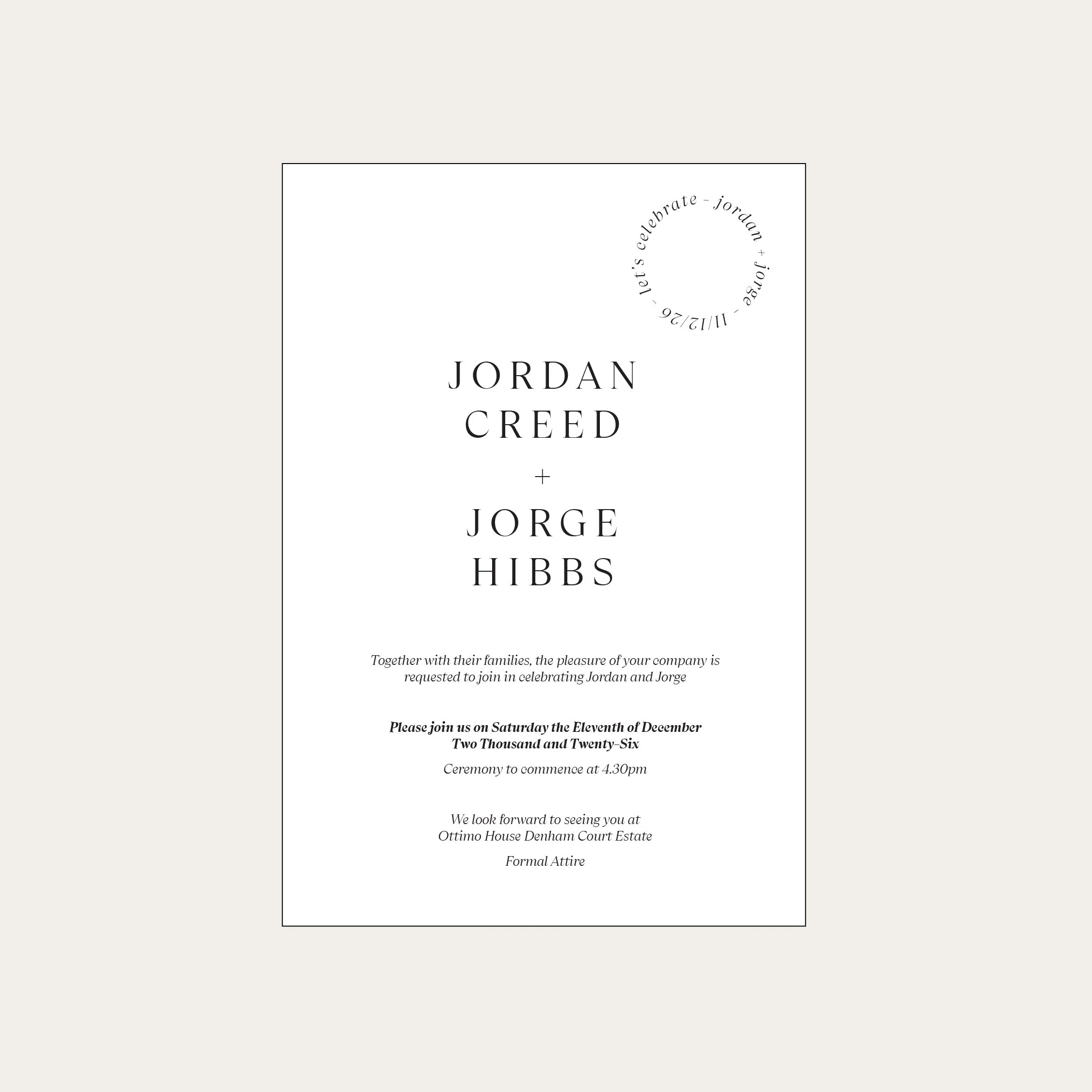 Invitations — Designs to Adore