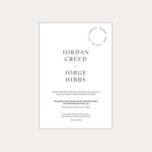 Invitations — Designs to Adore