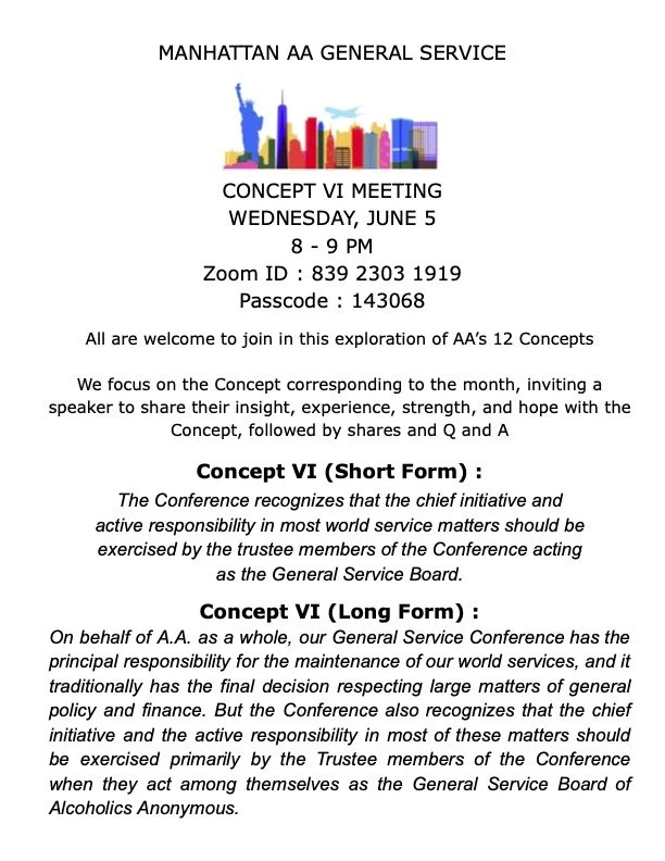 Events — Manhattan General Service