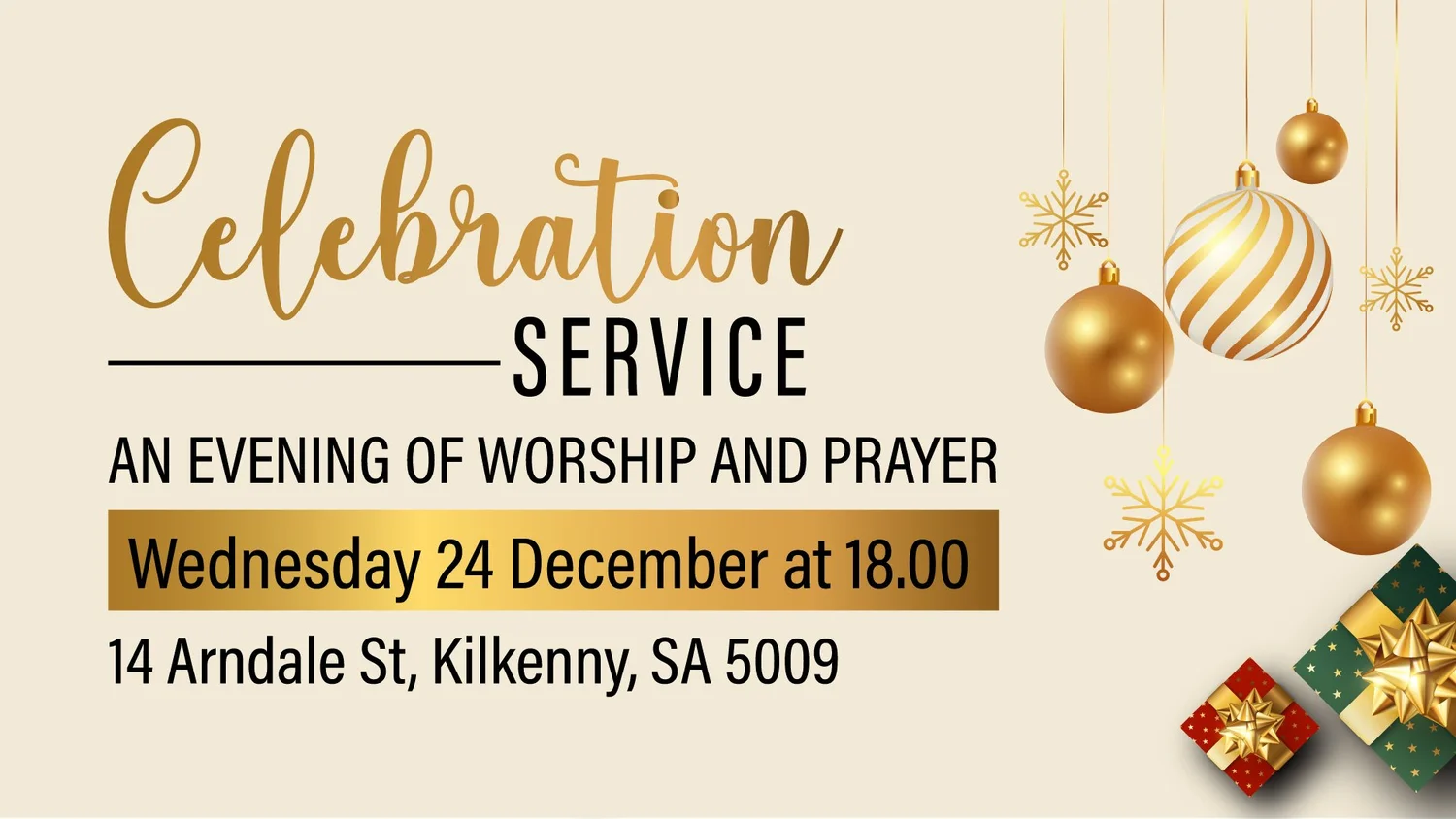 Celebration Service on the Eve of Christmas — El Shaddai Ministry ...