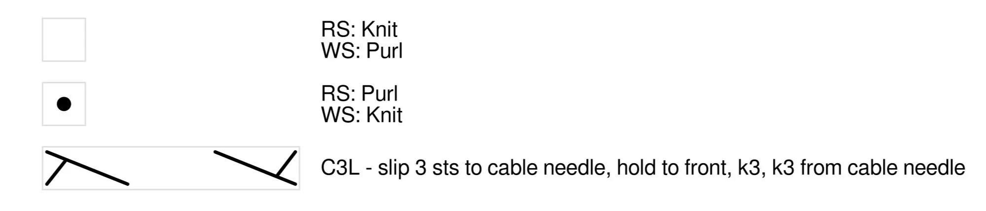 How to read knitting charts — Whileberry - modern knitting patterns ...