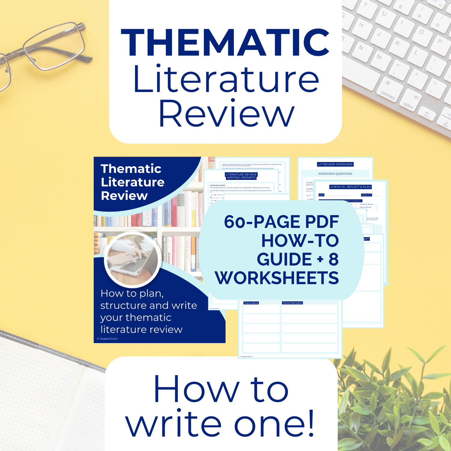 How to write a narrative thematic literature review for your social ...