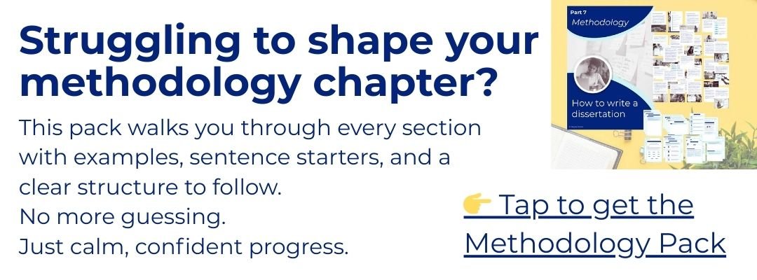 How to structure your methodology chapter: A guide for social science ...