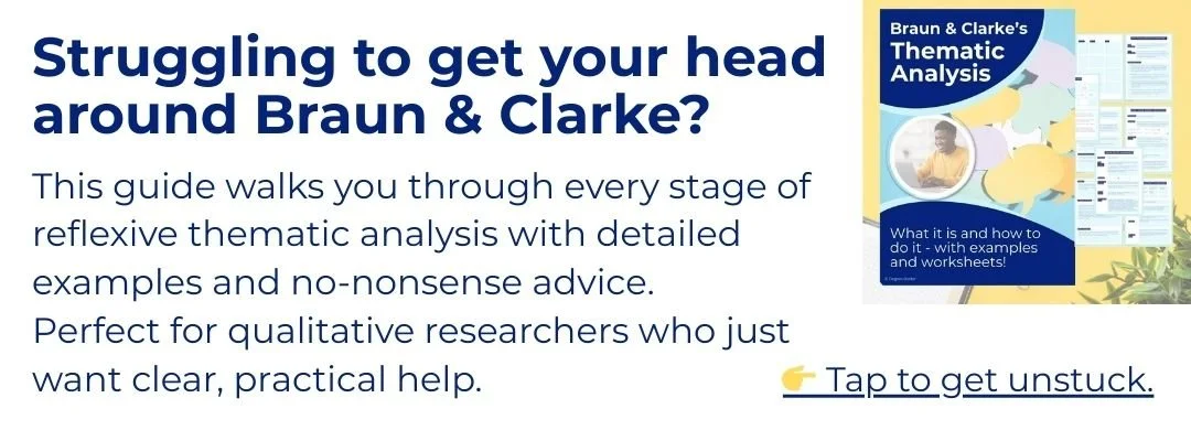 How to write up your Braun and Clarke Reflexive Thematic Analysis (without losing your mind ...