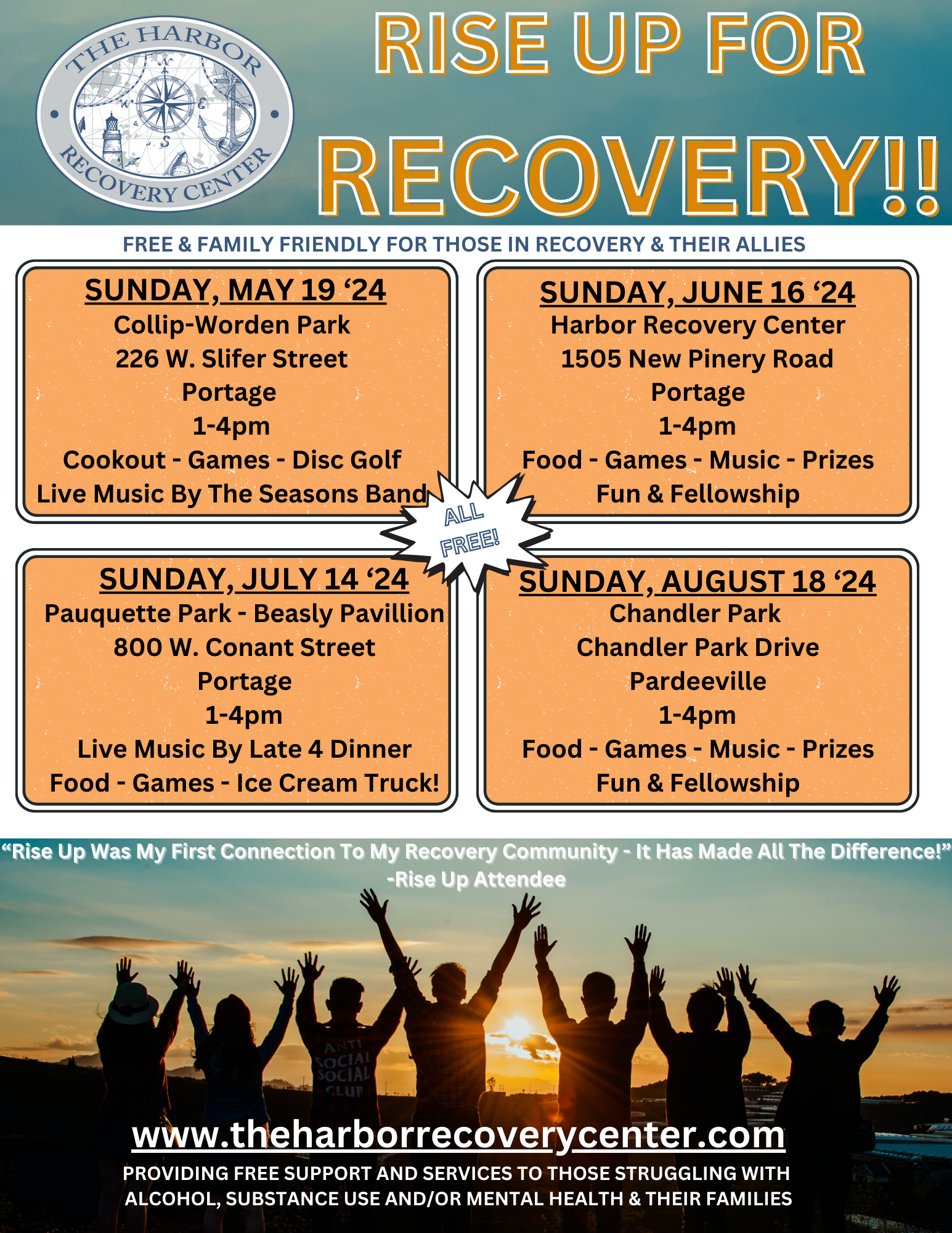 Events — The Harbor Recovery Center