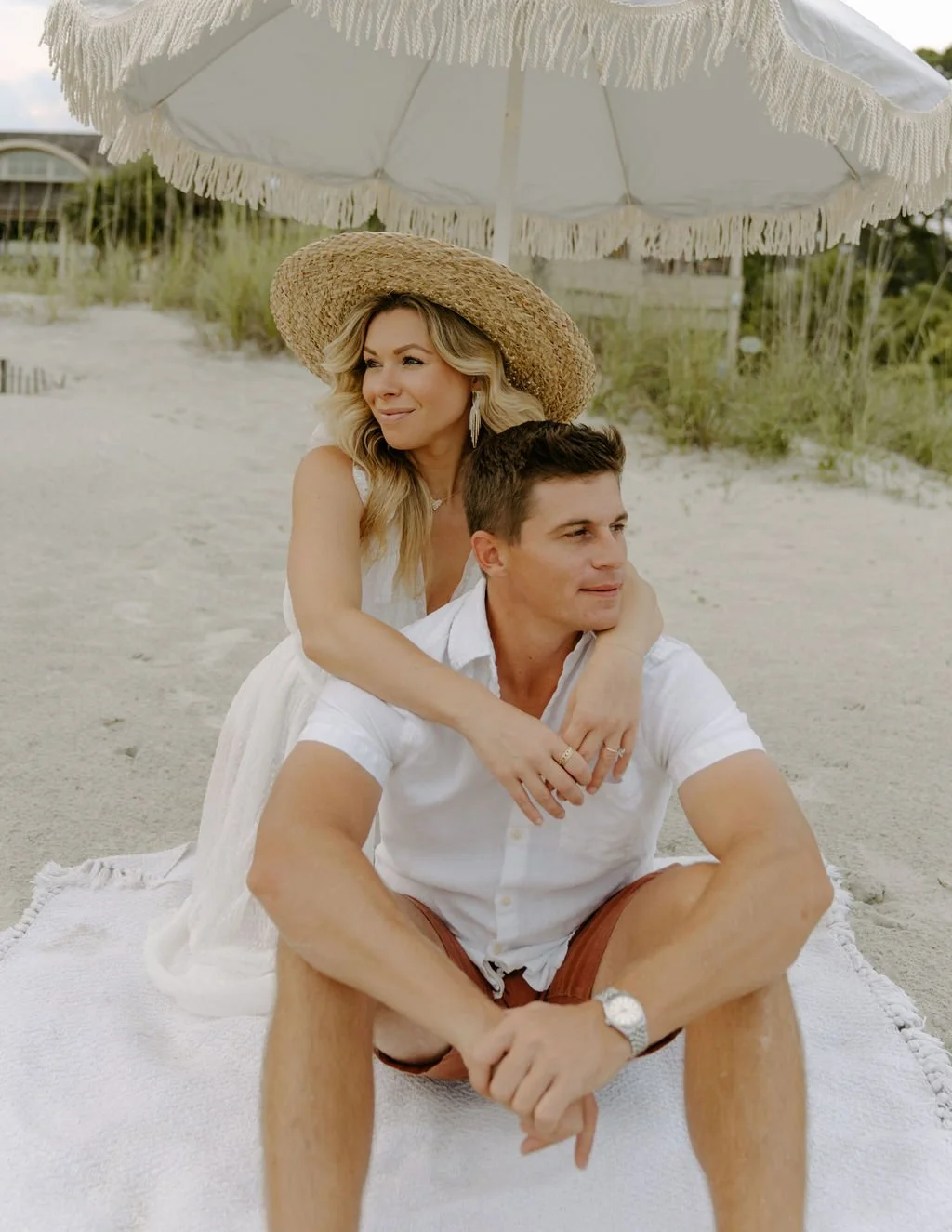 Sea Pines Beach Engagement Session — Steph Powell Creative | Georgia ...