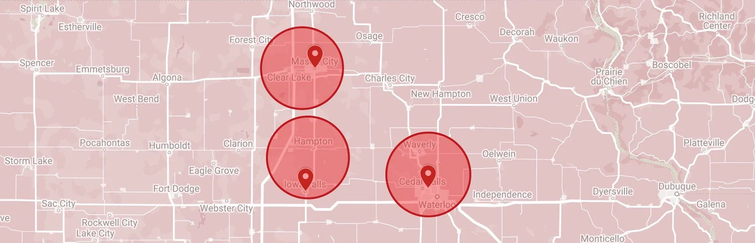 Service Areas: Waterloo, Mason City & Iowa Falls — Digital Dumpsters