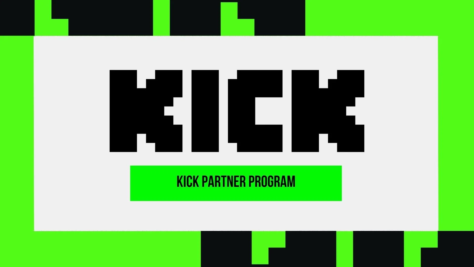 Kick's New Partner Program: Lower Requirements and More Money for ...