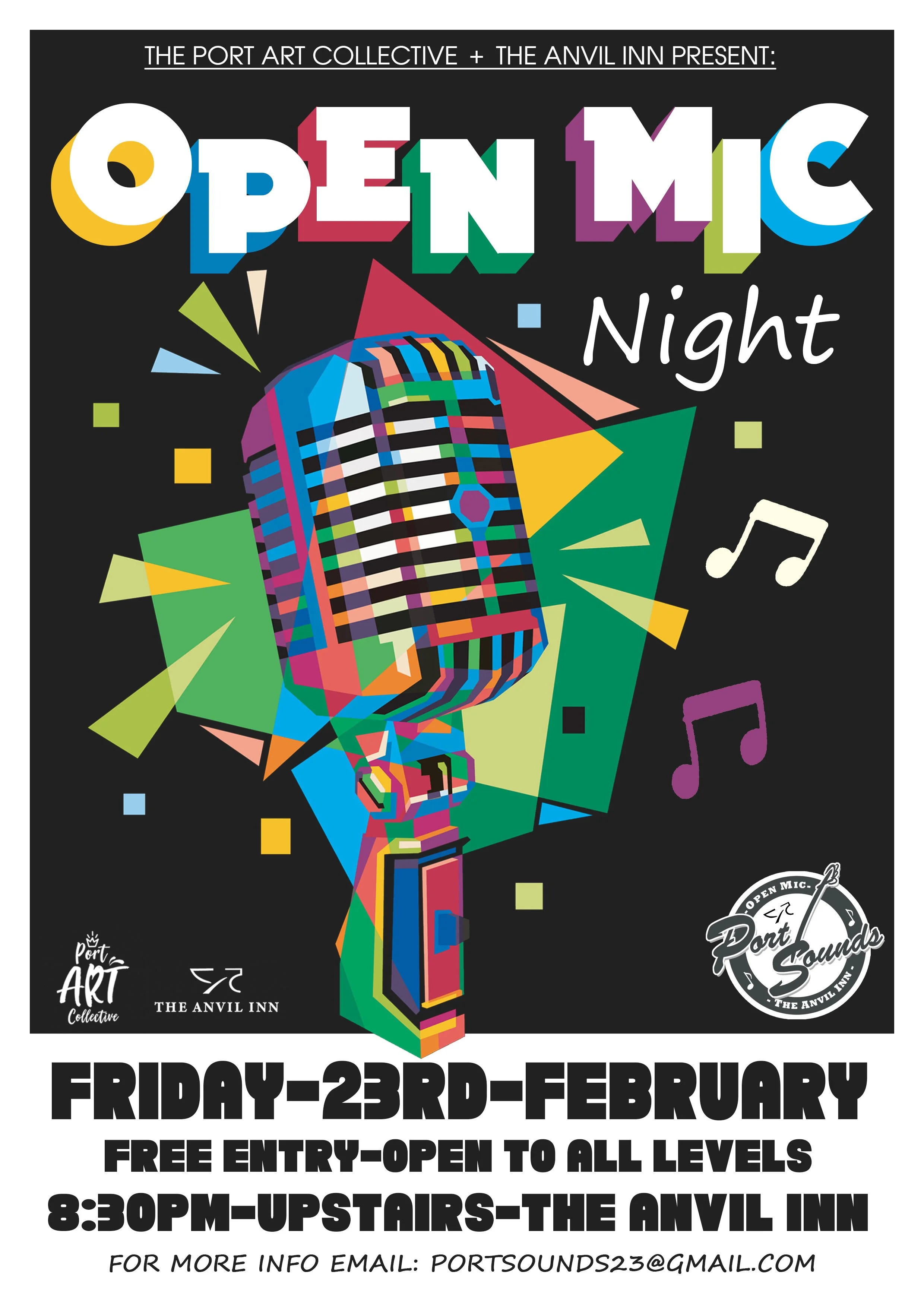 Open Mic @The Anvil — Port Art Collective
