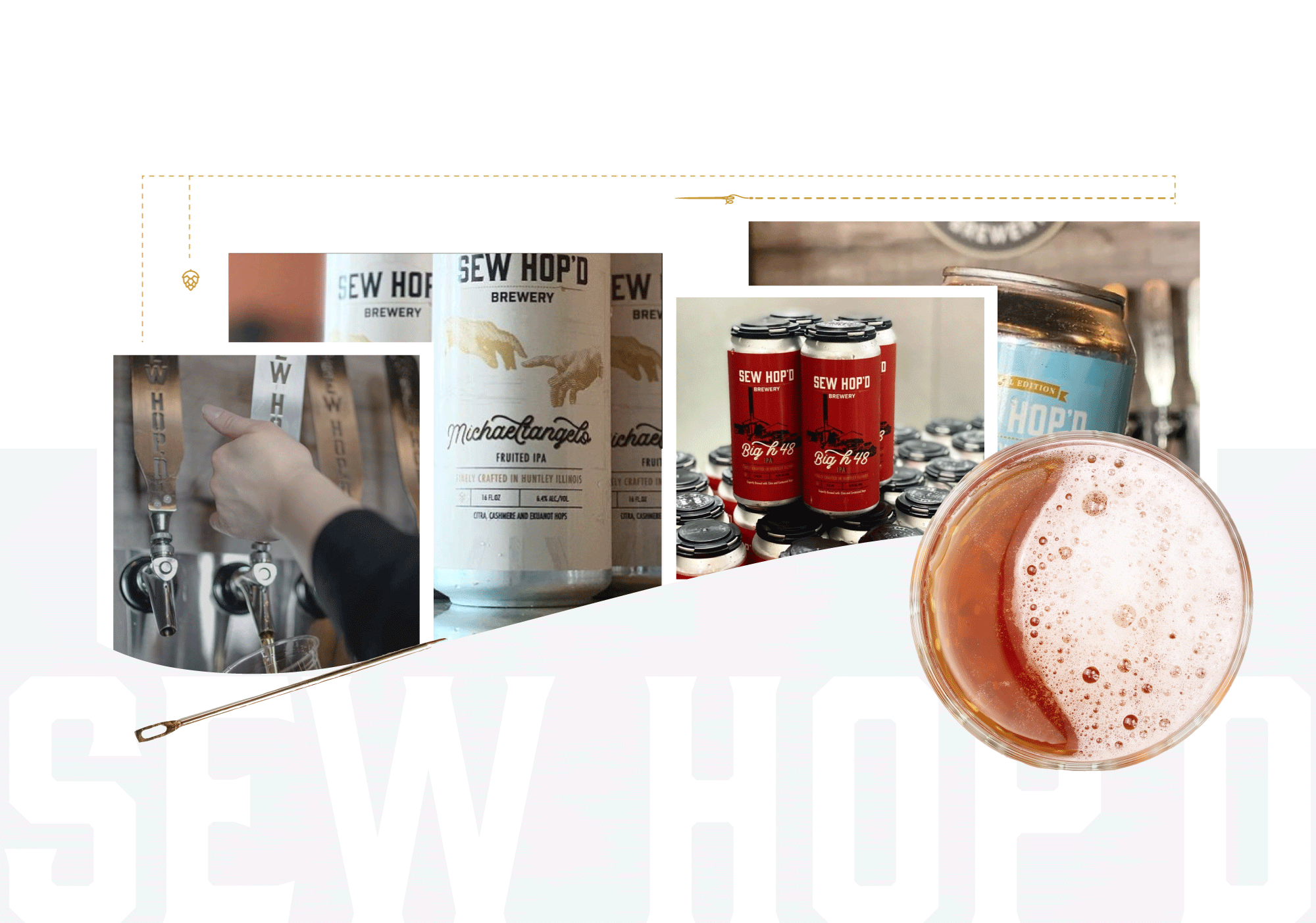 Beer Menu — Sew Hop'd Brewery- Huntley Illinois