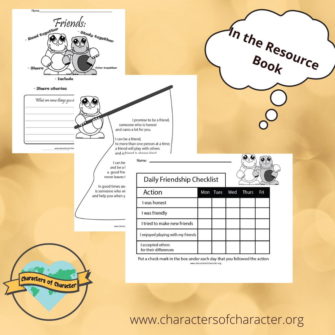 How To Be Friends — Characters of Character NFP, Inc.