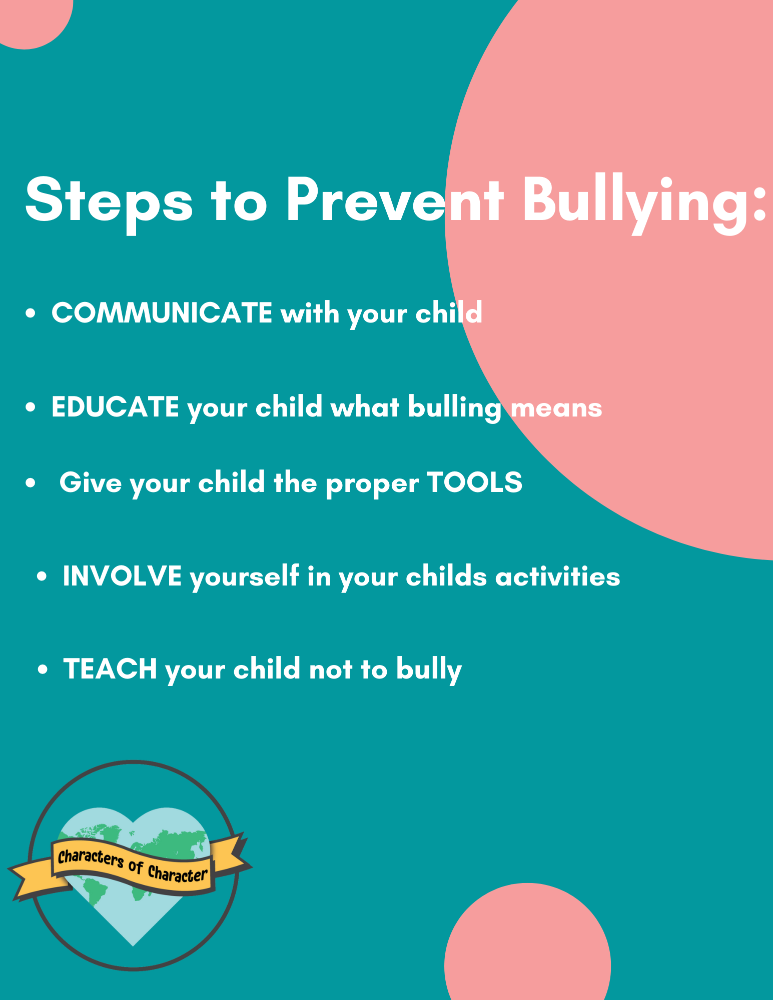 Mindful Monday Word-Bullying — Characters of Character NFP, Inc.