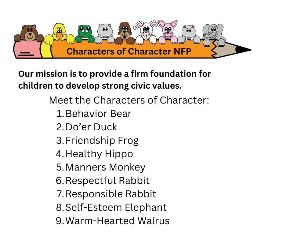 Write On With Characters of Character — Characters of Character NFP, Inc.