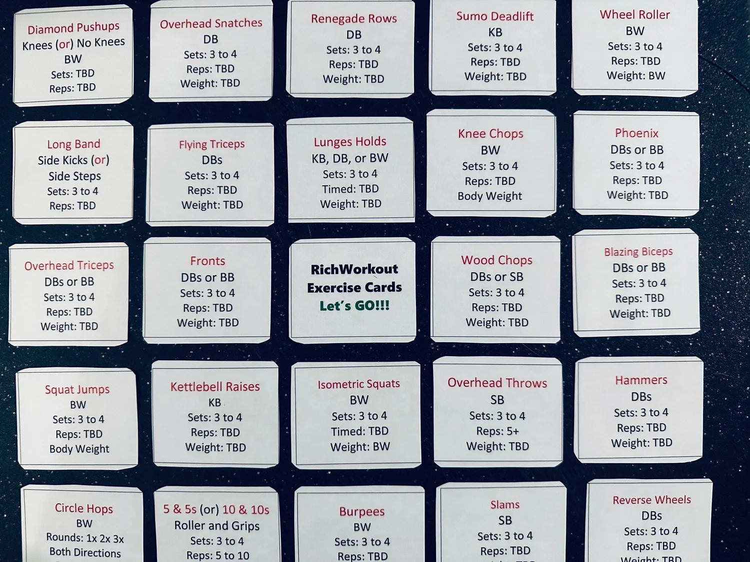 General 5 — RichWorkout