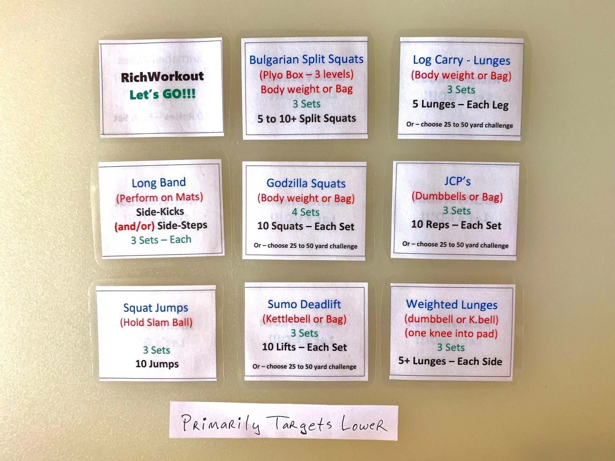 General 5 — RichWorkout