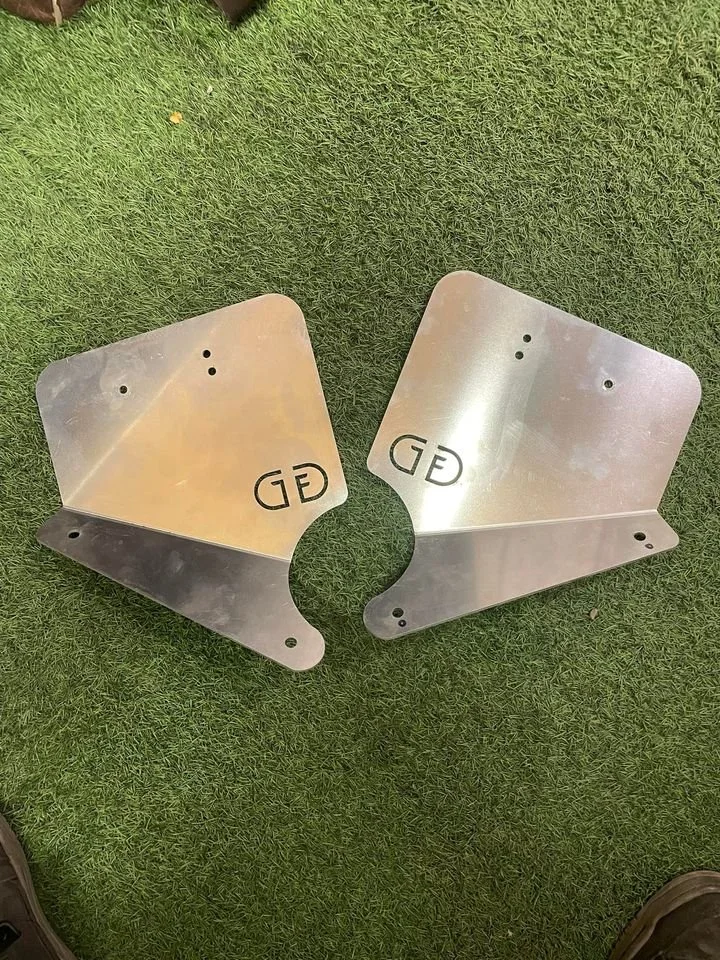 Mk1 golf aluminium tailgate spoiler wing — GDF Steelworks