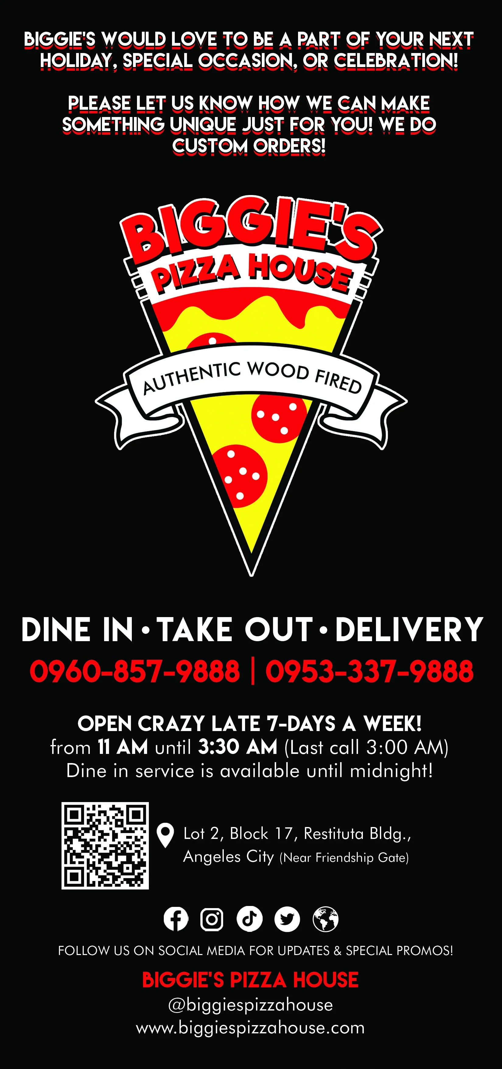 Packages — Biggie's Pizza House