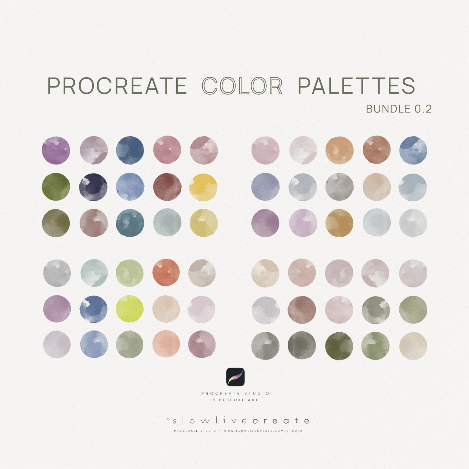 Procreate Color Palette — slowlivecreate
