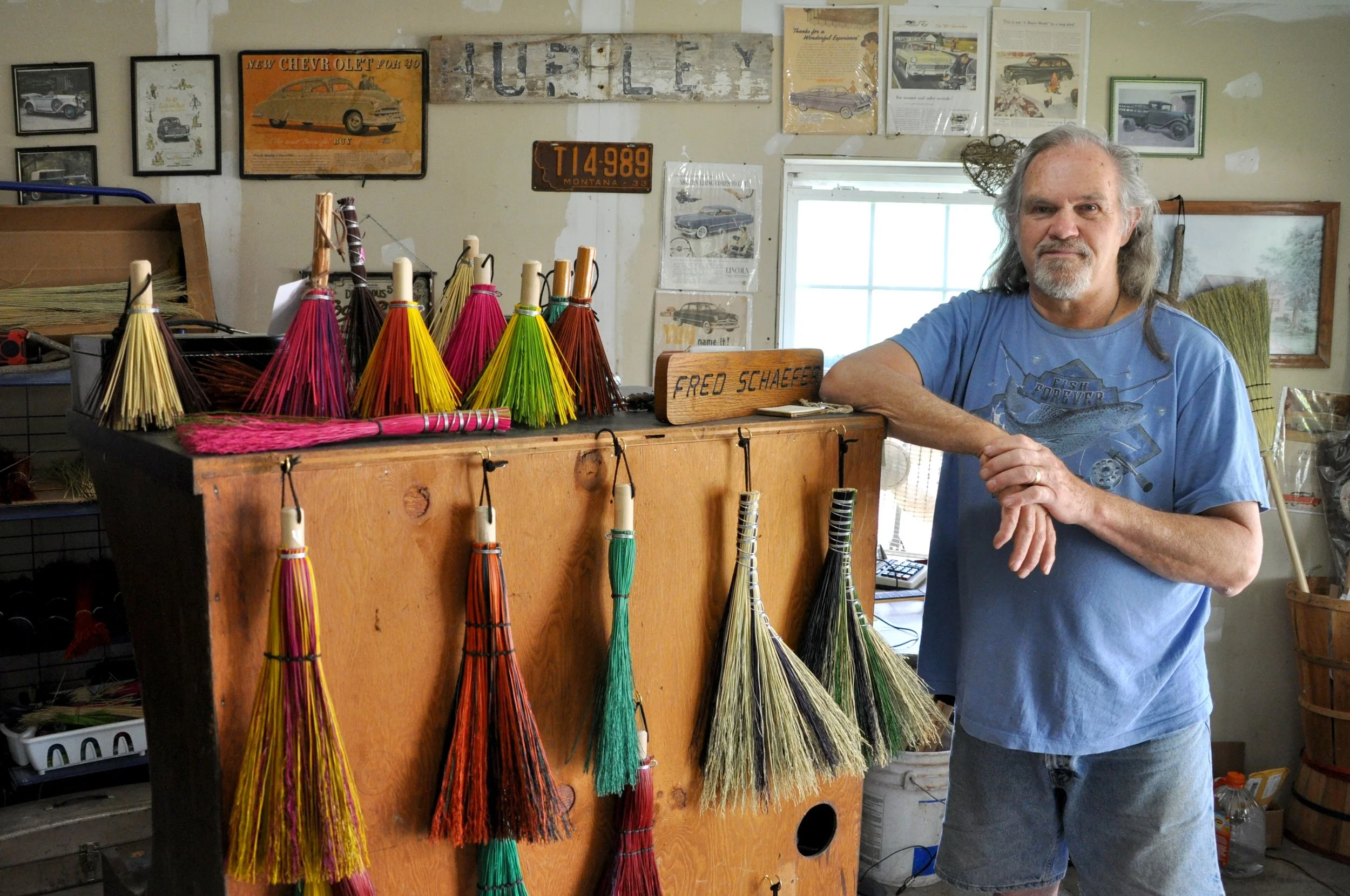 Handmade-broom shop opens in the tiny town of Hurley — Ozarks Alive