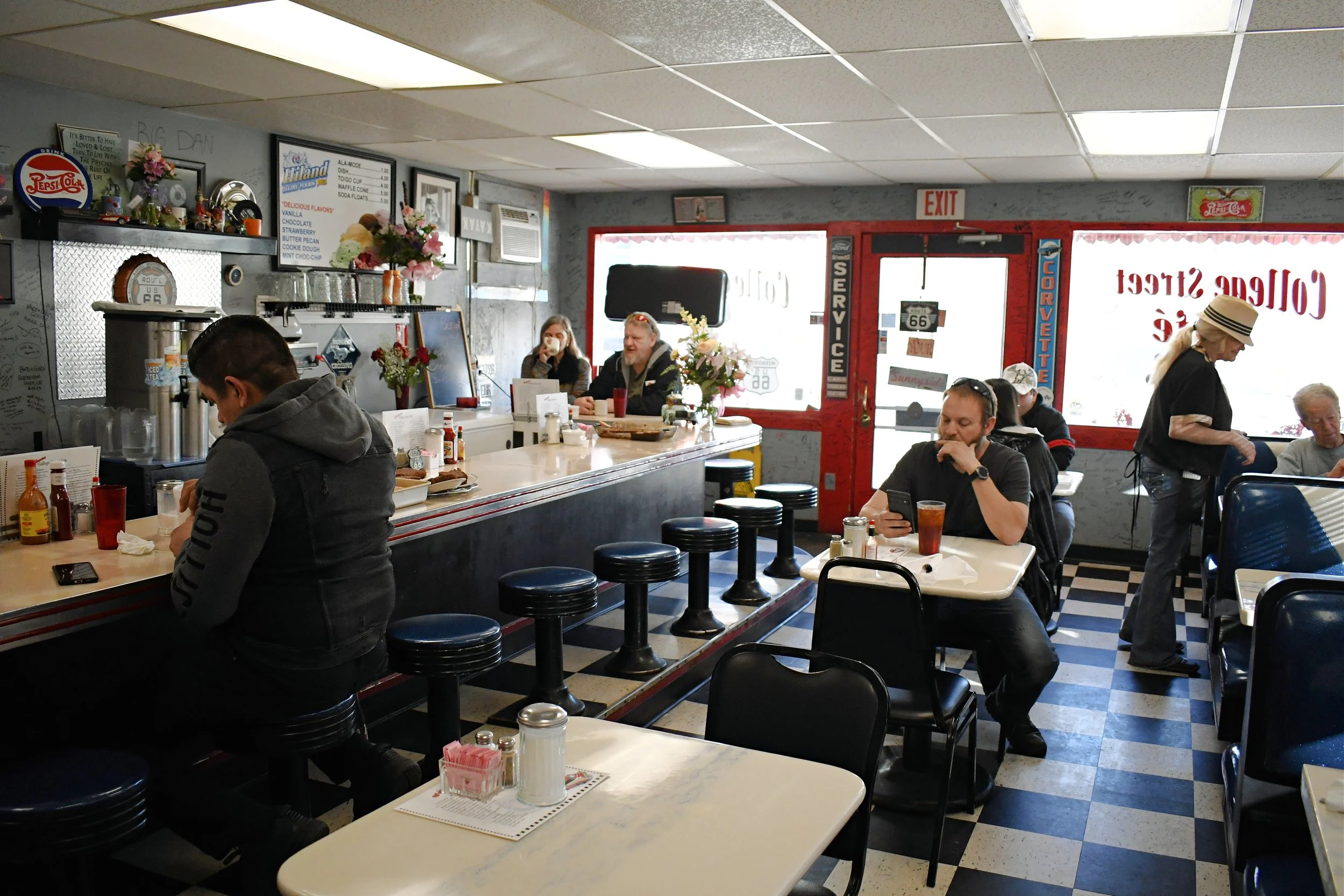 College Street Cafe, a Route 66 landmark in Springfield for eats and ...