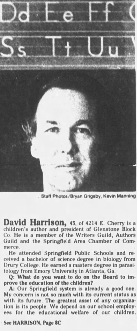 Author David Harrison reflects on life, new autobiography — Ozarks Alive