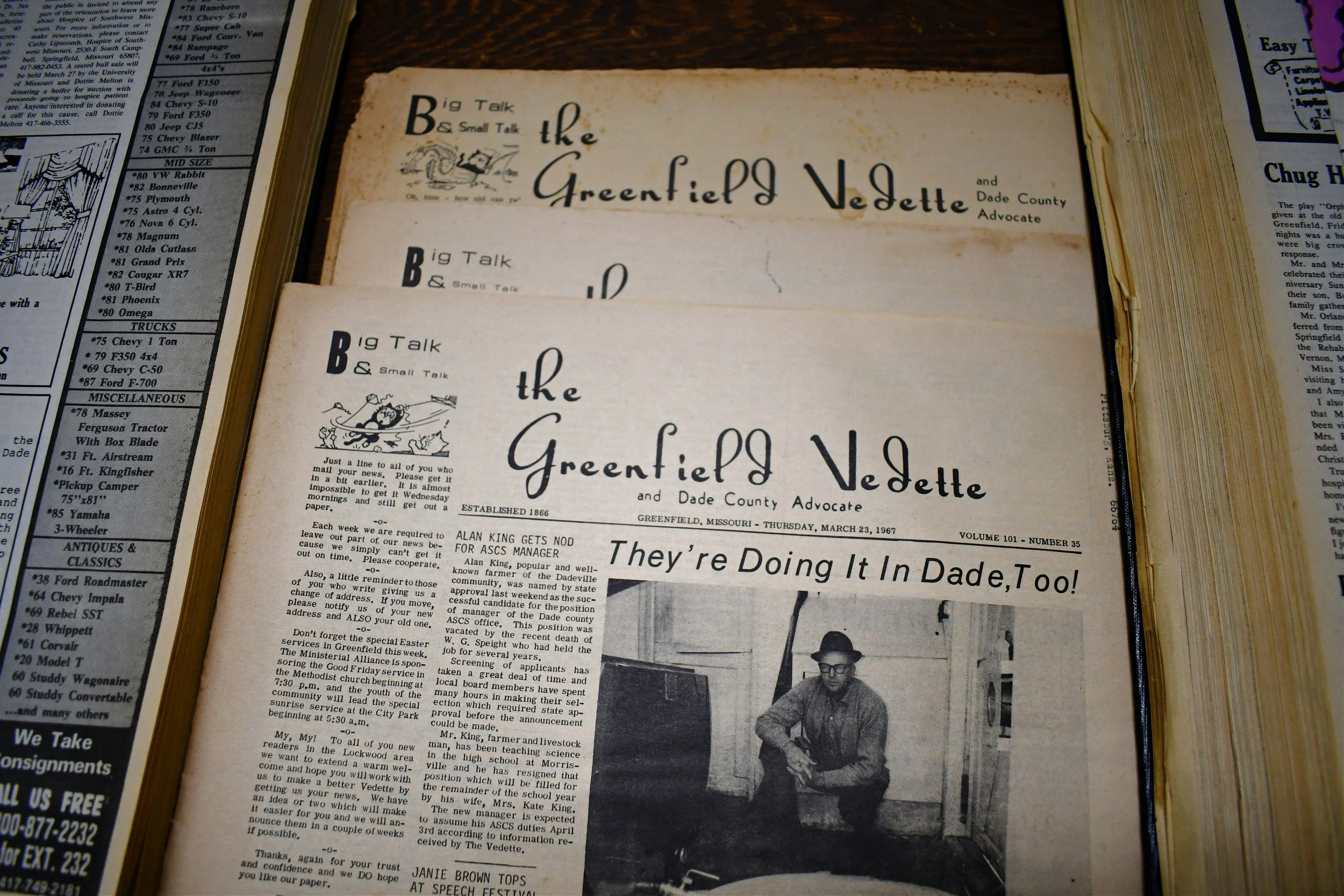 Ozarks Notebook: The Greenfield Vedette gets a new edition through new ...