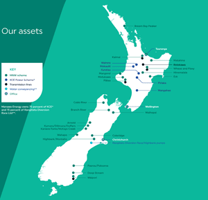 Asset Location Map — Manawa Energy
