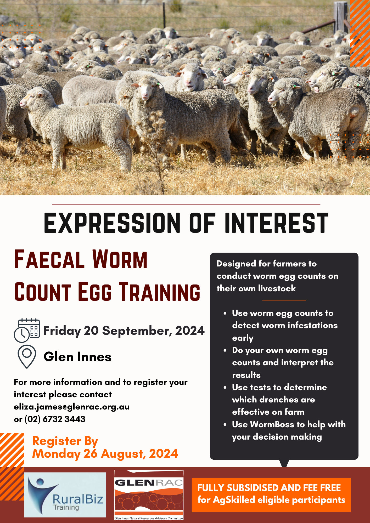 EOI Faecal Worm Egg Count Training — GLENRAC