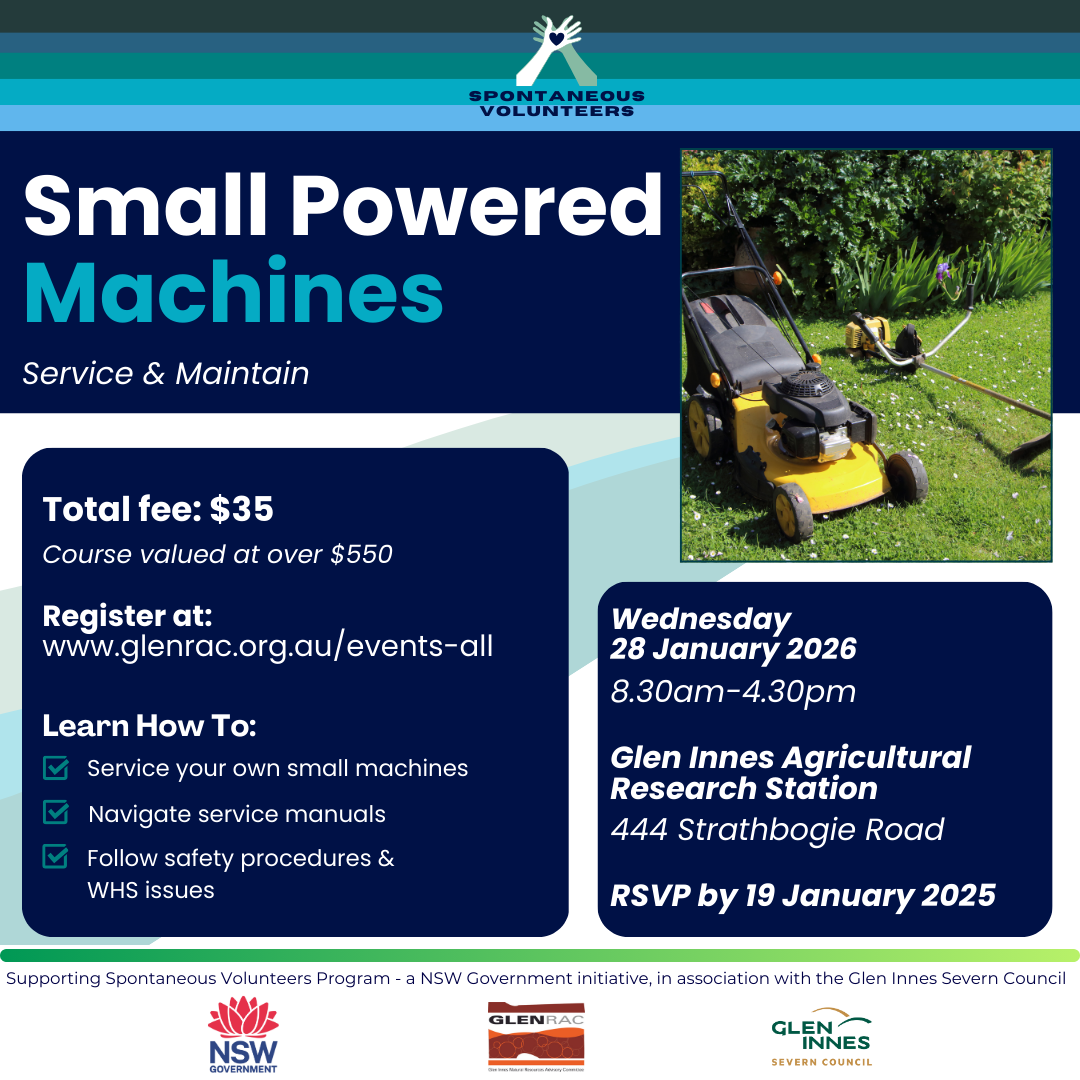 Small Powered Machines — GLENRAC