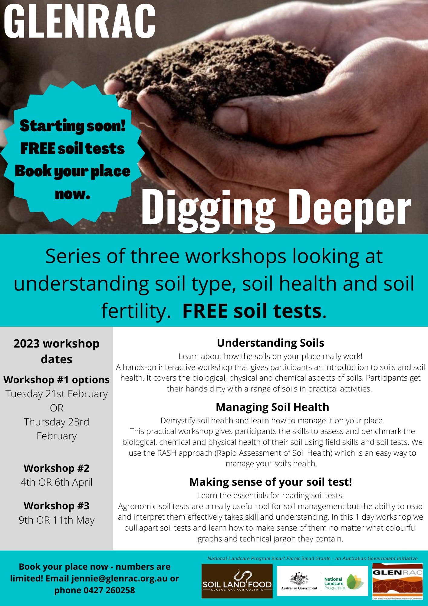 Digging Deeper Workshop #1-Option 2 — GLENRAC