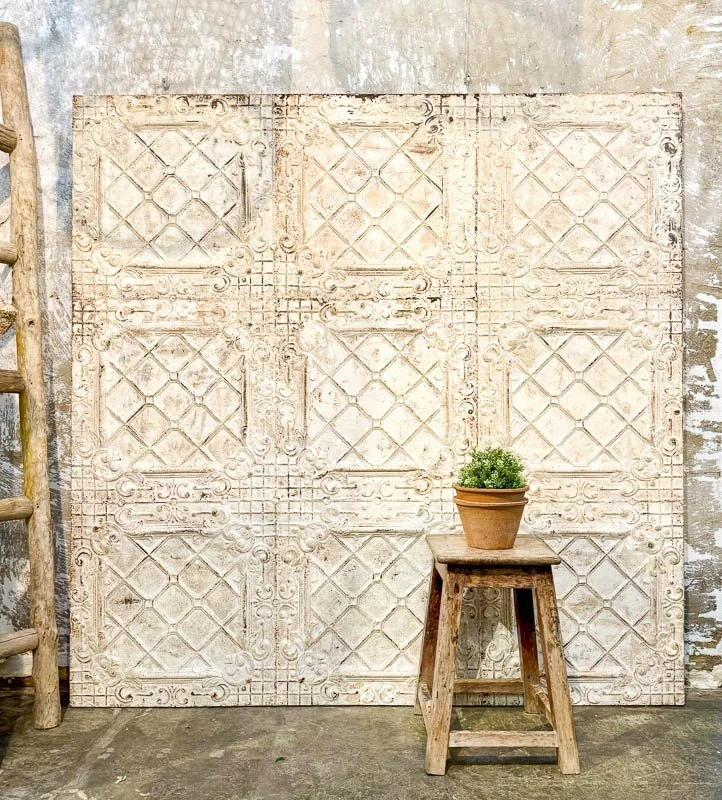 Carved Indian Timber and Metal Flower Motif Rajasthan Doors — Marigold ...