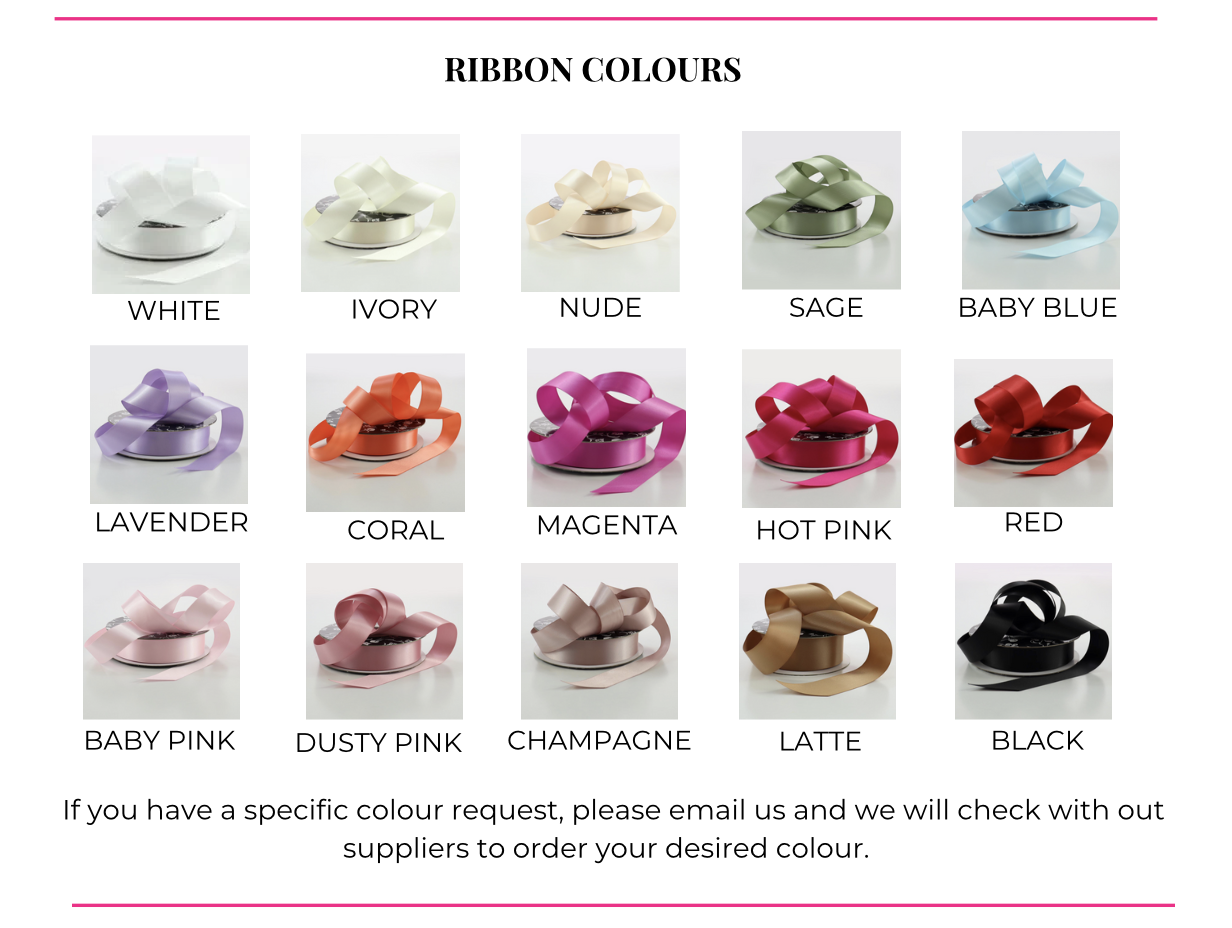 ribbon name tags — Wilde Little Bloome