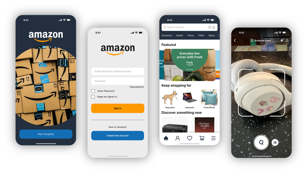Amazon App Redesign — Roberto Vergara