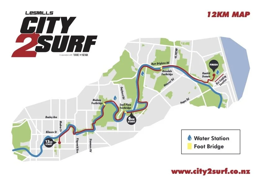 The Course | Les Mills City2Surf | 19.03.23