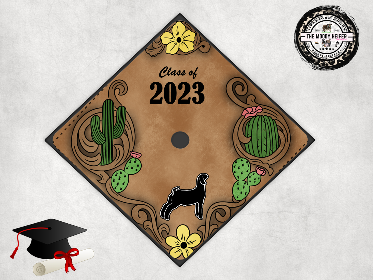 Graduation Hat Topper — The Moody Heifer Boutique
