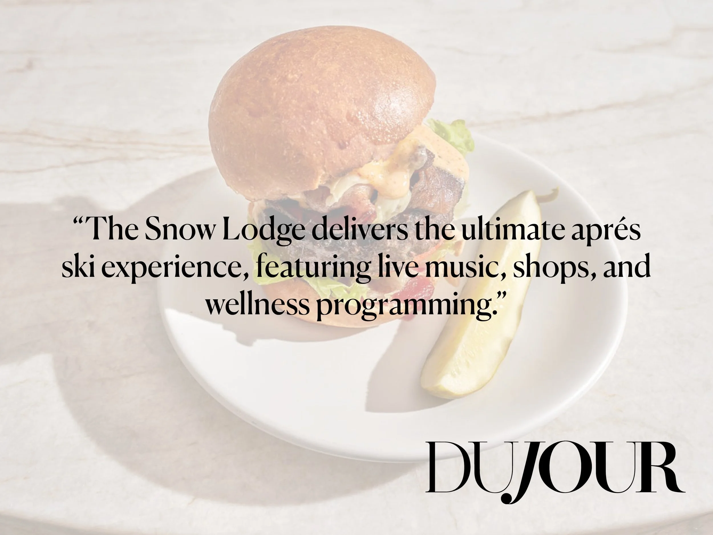 Press — THE SNOW LODGE