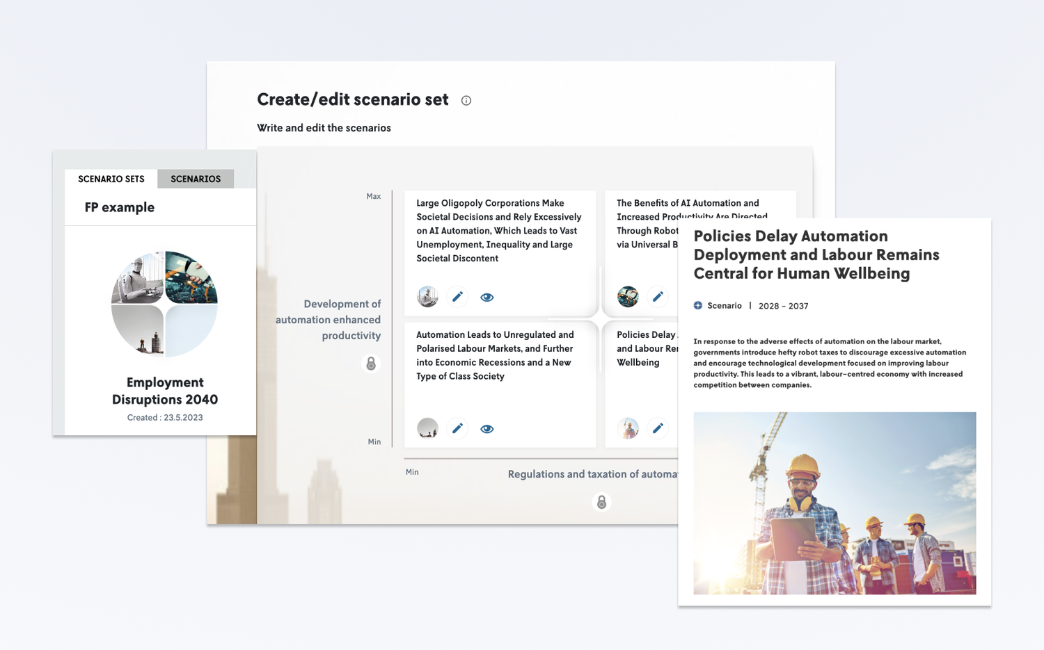 New on Futures Platform: 2x2 Scenario Builder Tool — Futures Platform