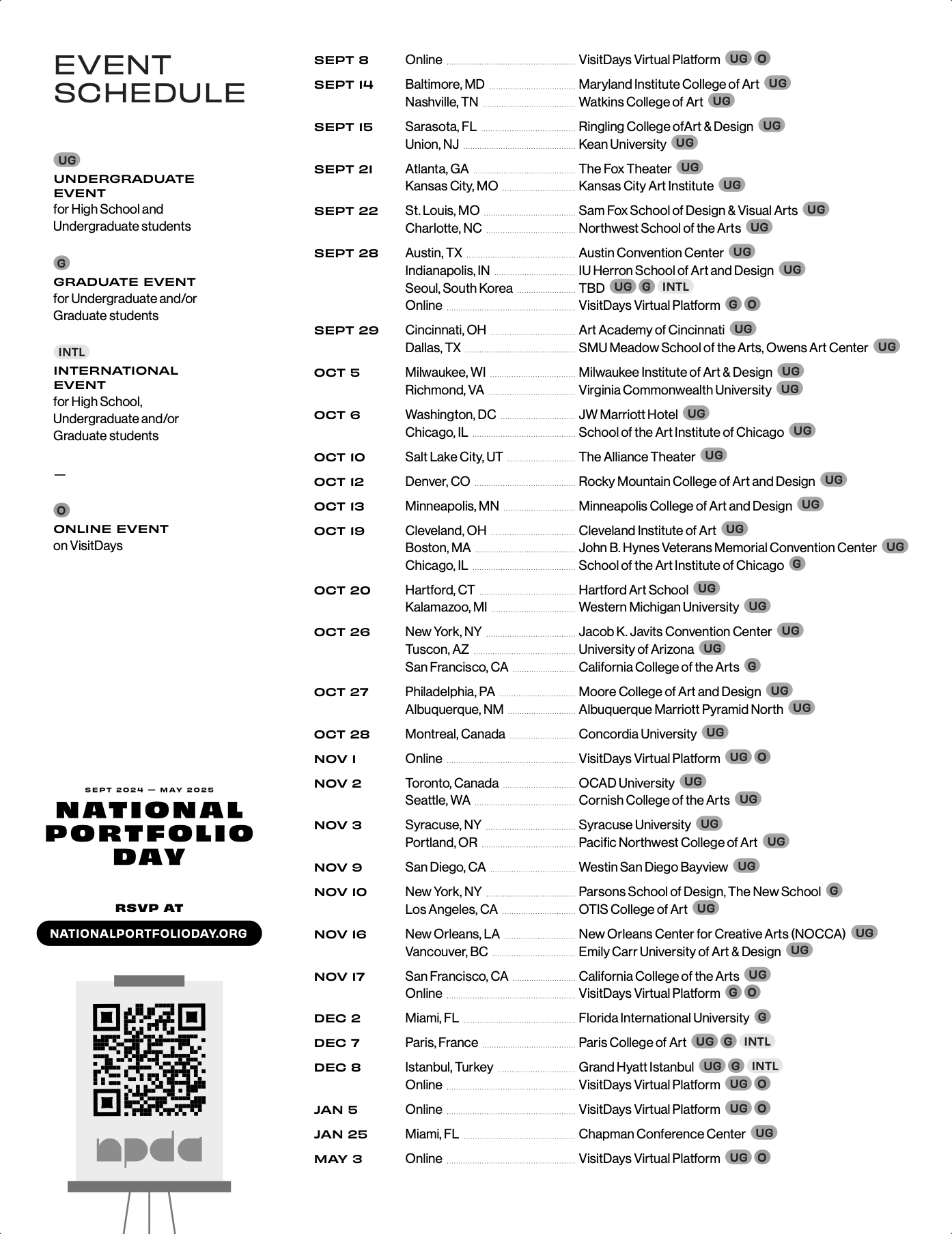 Freebies — National Portfolio Day Association