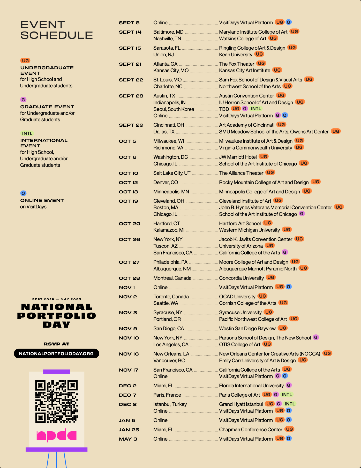 Freebies — National Portfolio Day Association