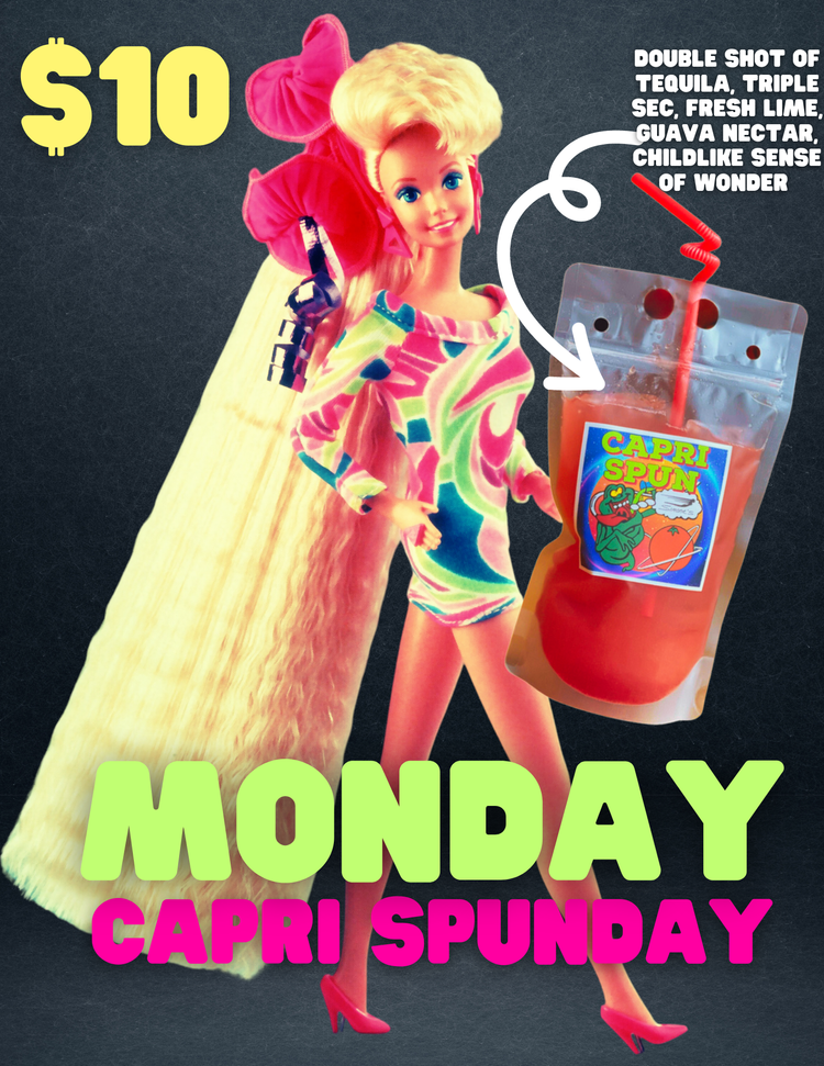 Menu — Simone's Bar