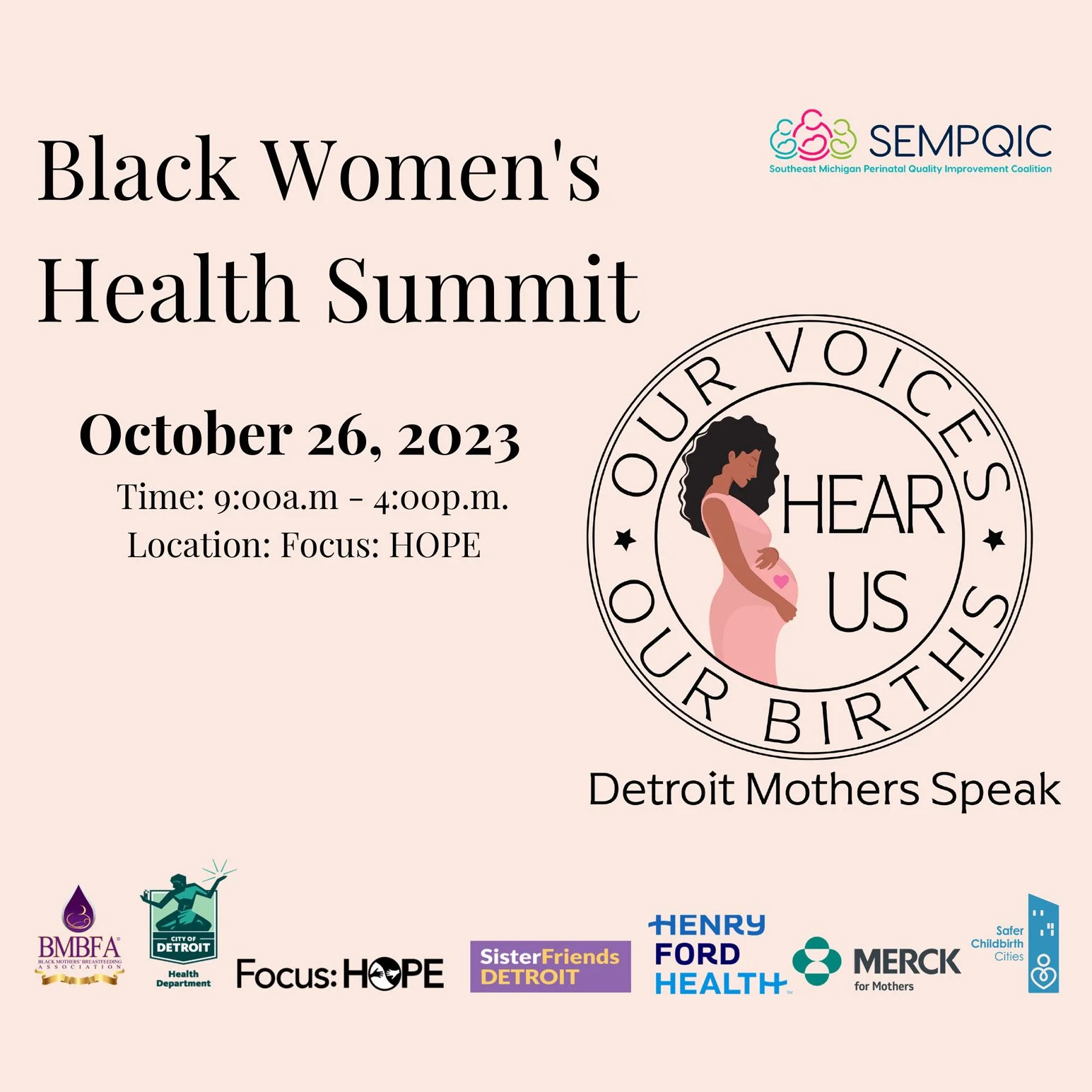 Black Women's Health Summit — SEMPQIC