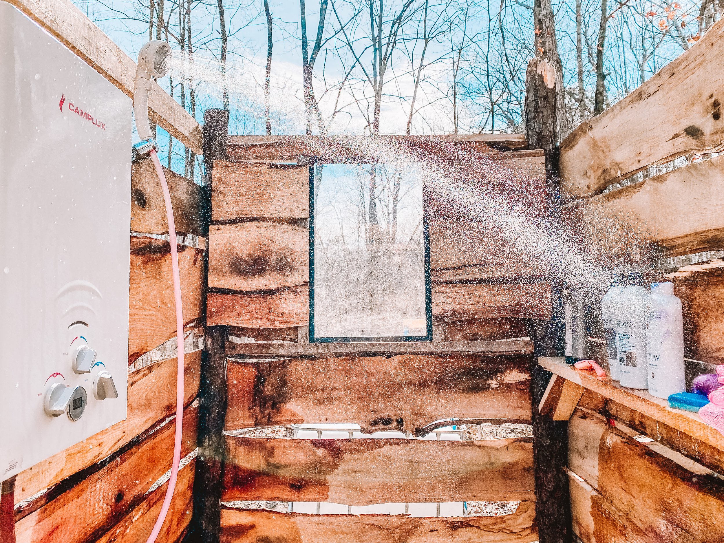 How We Built An Off Grid Outdoor Bathroom That Is Actually Pretty — The ...