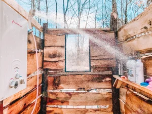 How We Built An Off Grid Bathroom That Is Actually Pretty — The Off ...
