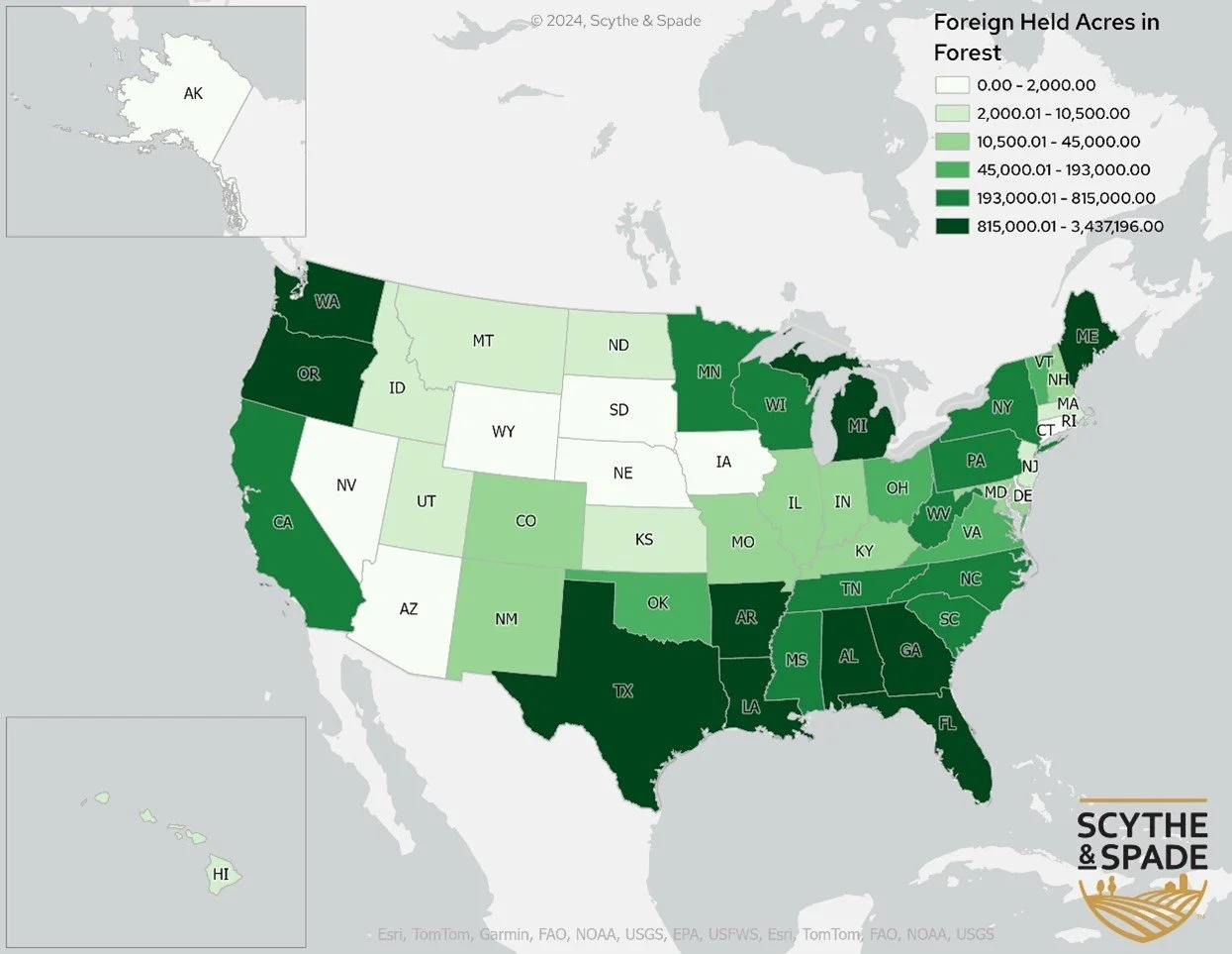 A Deep Dive Into Foreign Ownership of U.S. Agricultural Land — Scythe ...