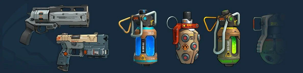 Weapons — SquadBlast: Multiplayer Side-scroller Shooter by ULTRAHORSE