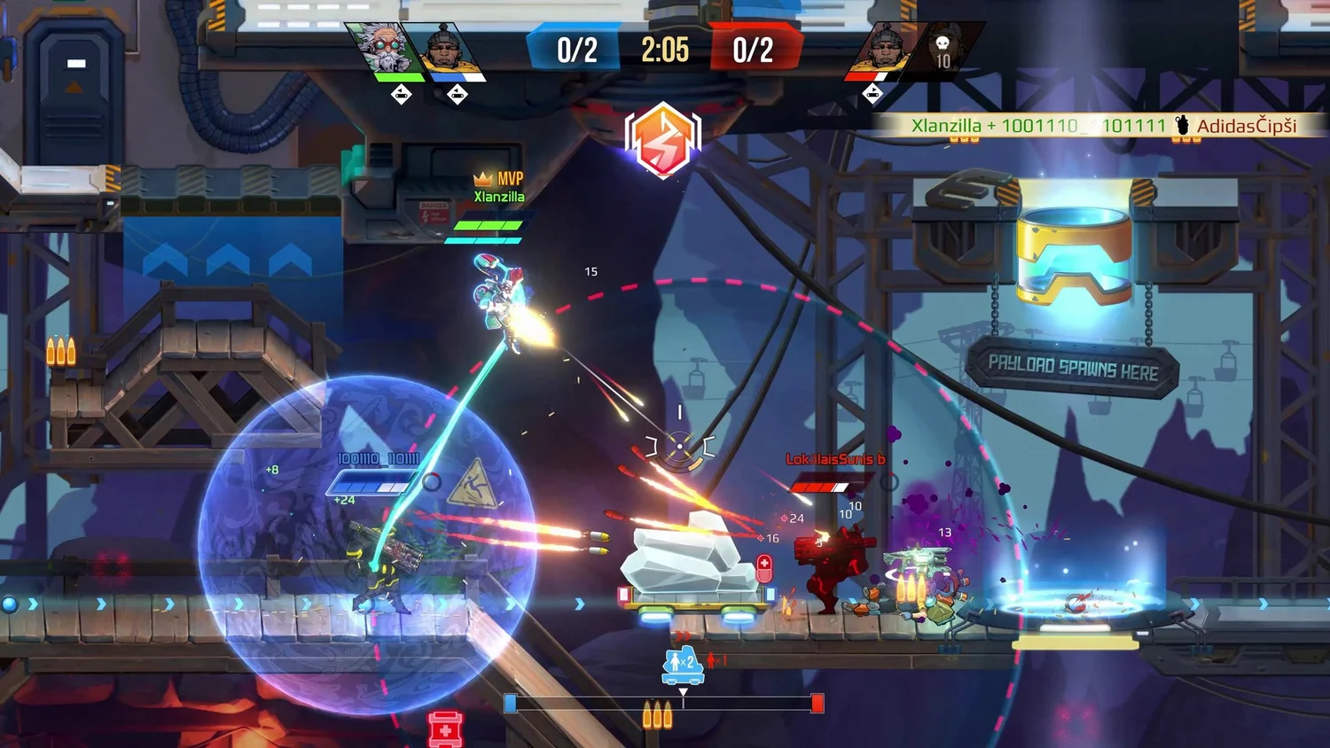 SquadBlast: Multiplayer Side-scroller Shooter by ULTRAHORSE