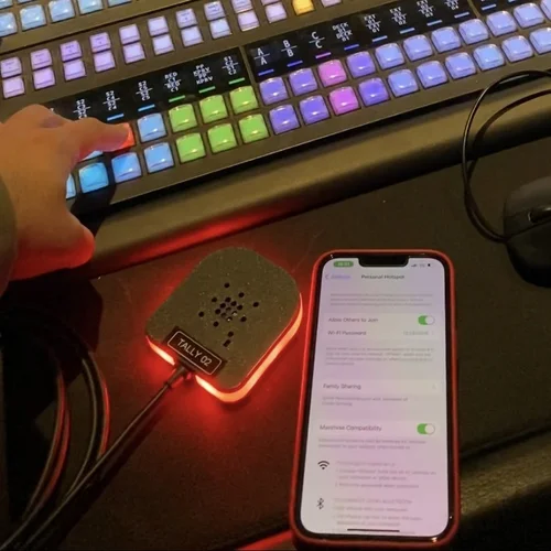 Tally-MA RGB Wireless Tally Light | Wi-Fi IP Tally Light Signaler